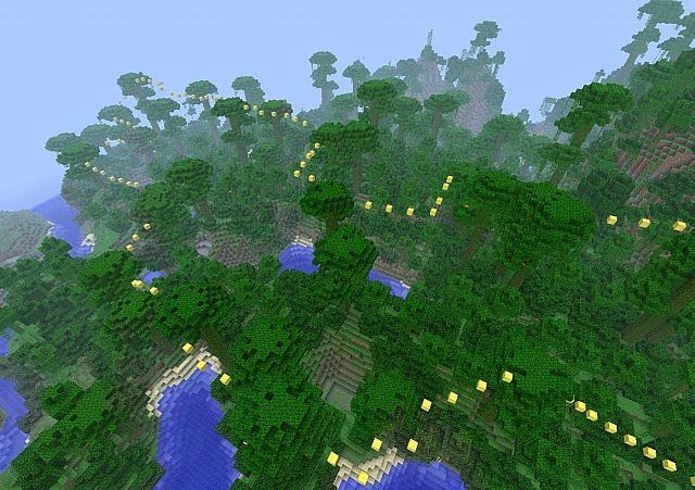 JUNGLE RUN Minecraft Map