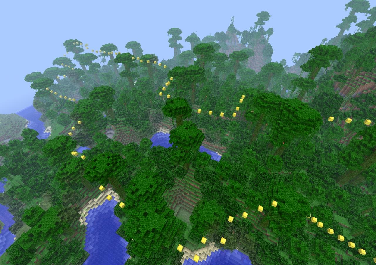 JUNGLE RUN Minecraft Map