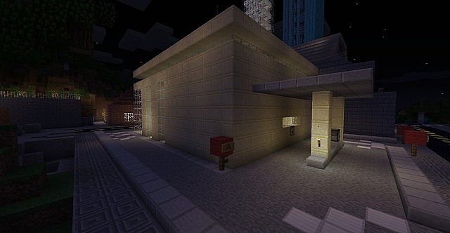 First City Bank with Combo lock vault Minecraft Map