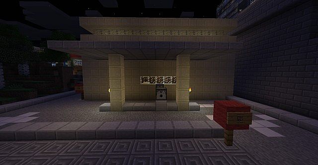First City Bank with Combo lock vault Minecraft Map