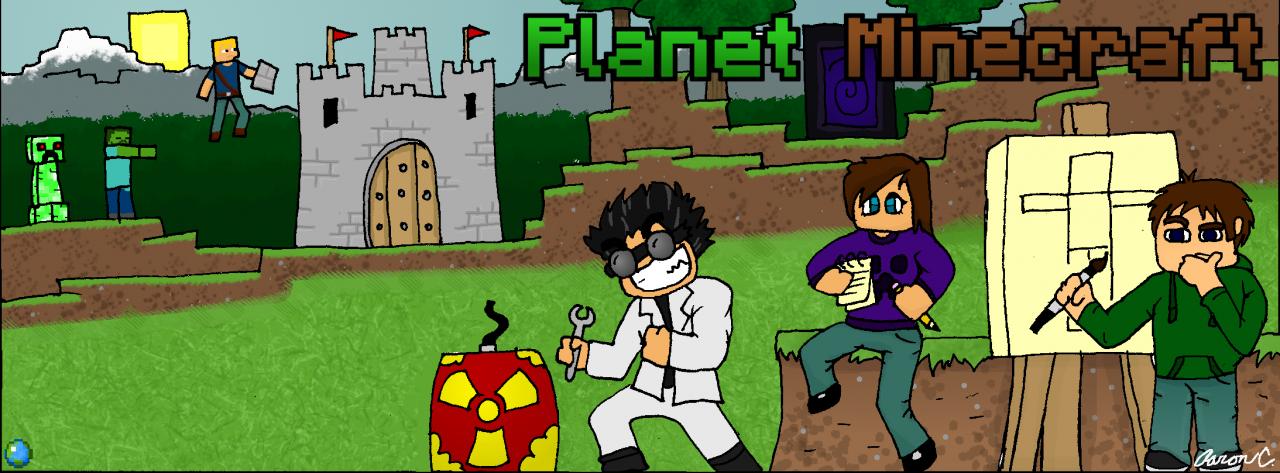 Planet Minecraft Facebook Cover Art Minecraft Blog