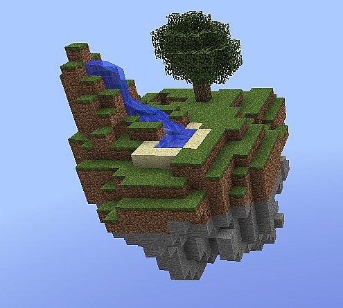 Survival Island/Skyblock Survival Rebirth - Single Island Minecraft Map
