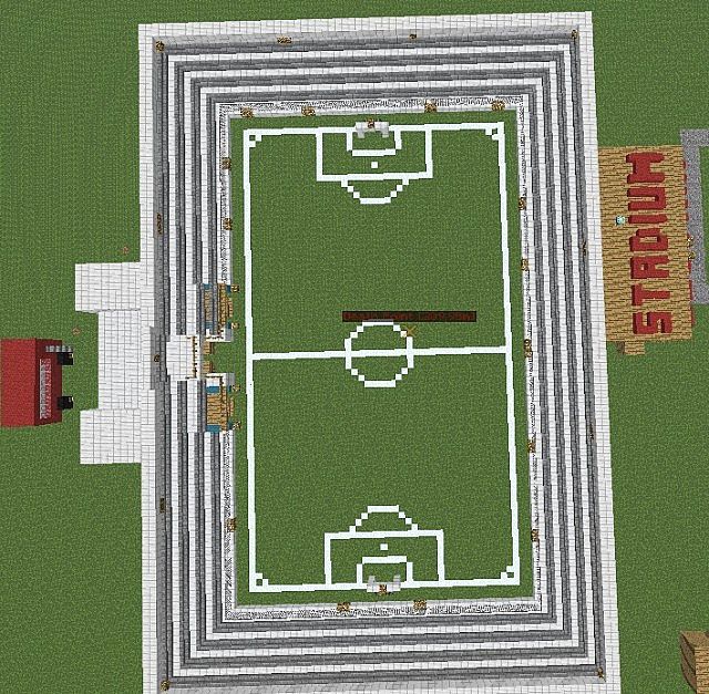 Football stadium Minecraft Map