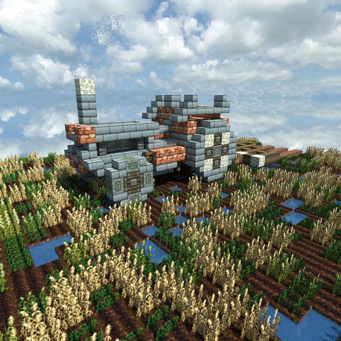 Minecraft Tractor And Train Bundle - Schematics! Minecraft Map