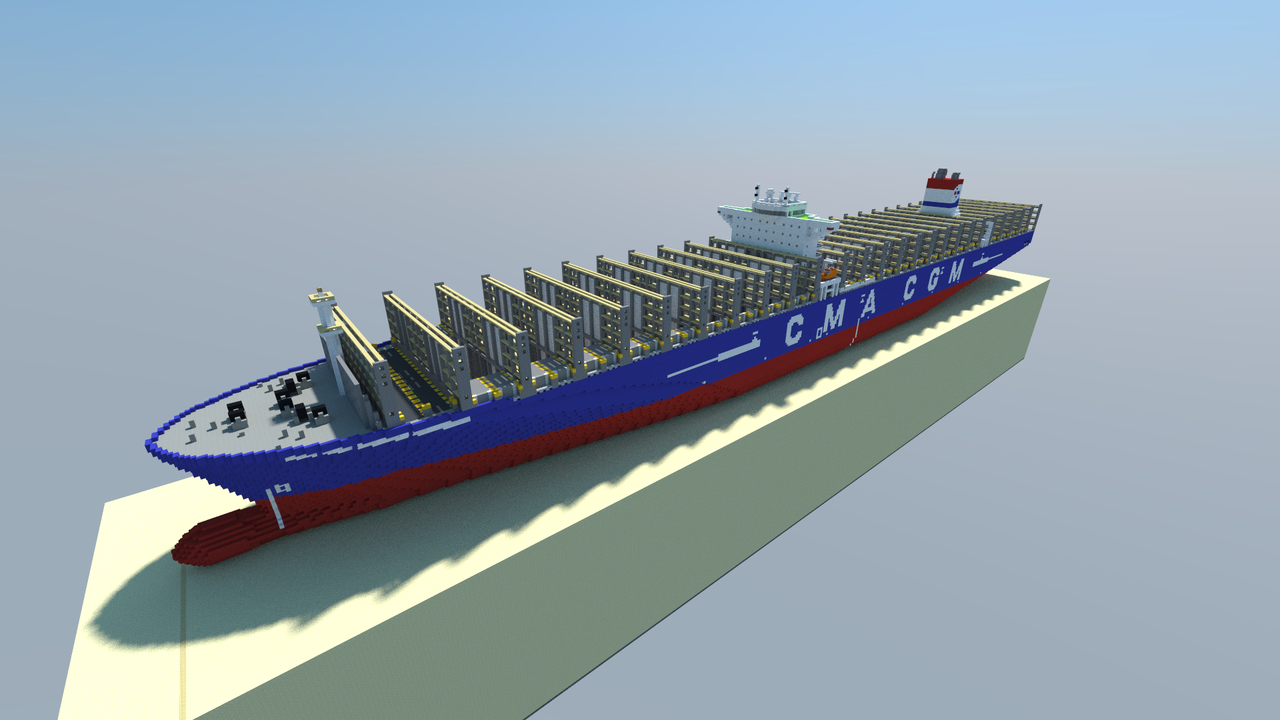 CMA CGM Benjamin Franklin Minecraft Map