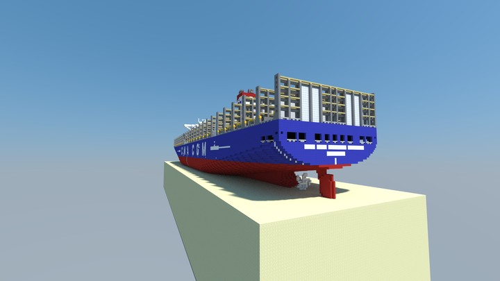 CMA CGM Benjamin Franklin Minecraft Map