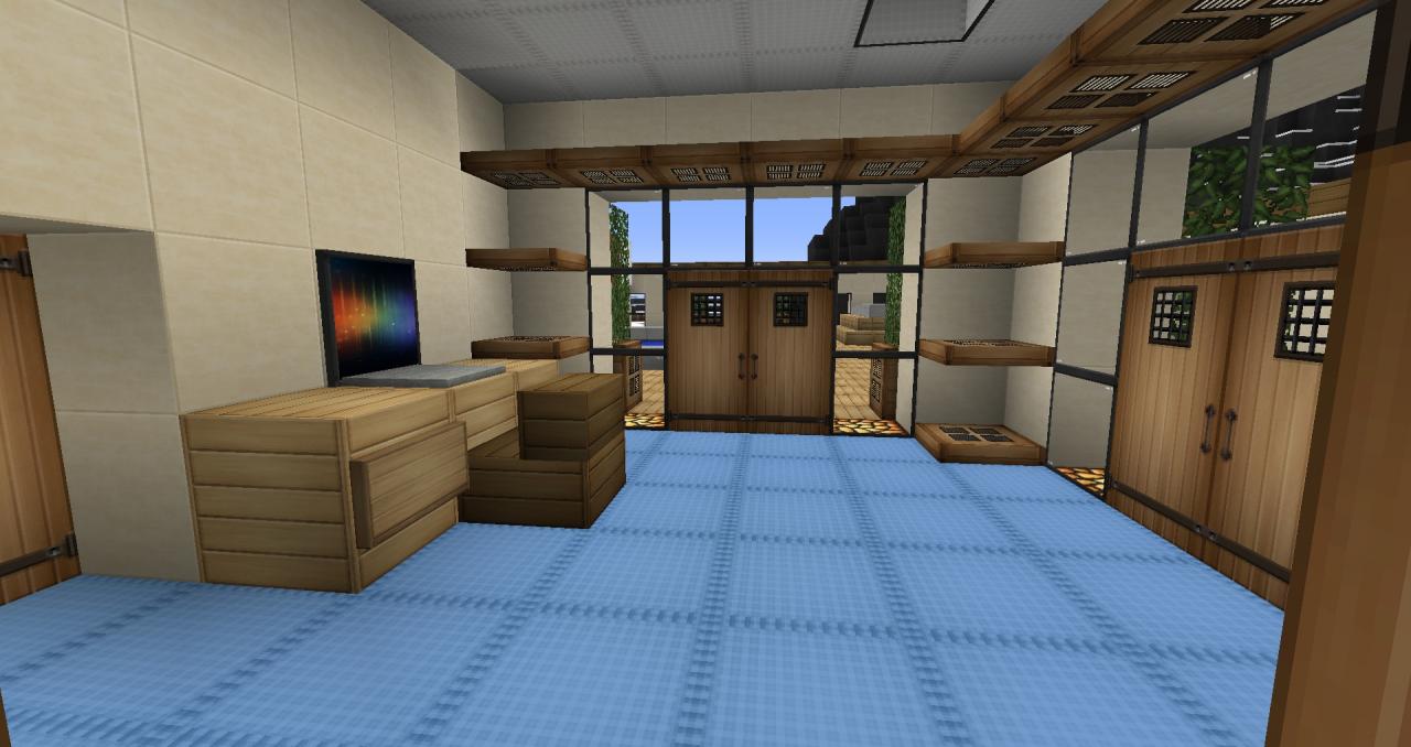 Colonial House - Furnished Minecraft Map