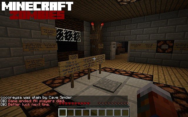 Minecraft Zombies 1.5 - Call of Duty Zombies- Vanilla MC! Minecraft Map