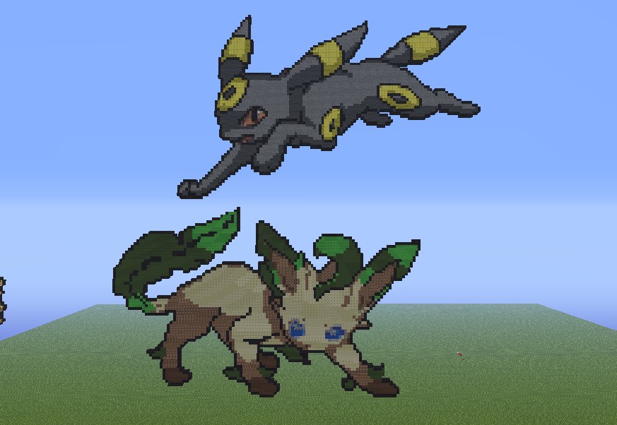 Leafeon and Umbreon Minecraft Project