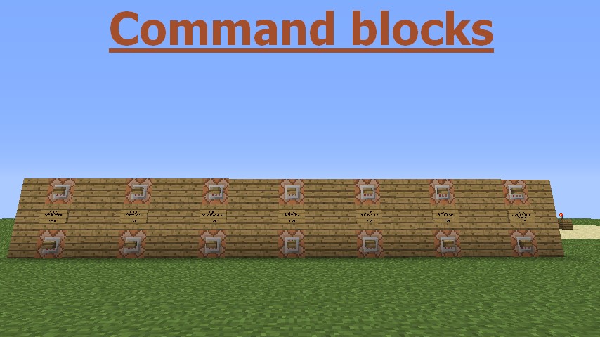 Command Block & Redstone tutorial Minecraft Map
