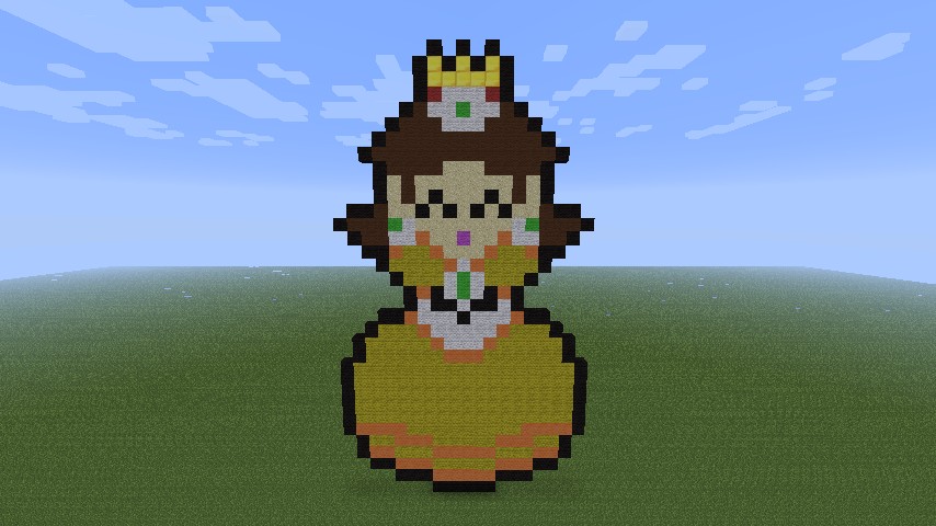 (Mario) Daisy Pixel Minecraft Map