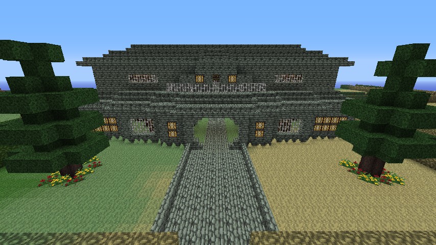 Stone library Minecraft Map