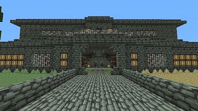 Stone library Minecraft Map