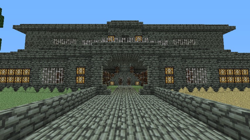 Stone library Minecraft Map
