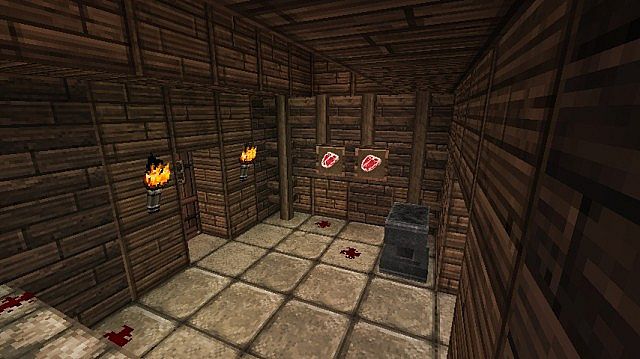 średniowieczna rzeźnia / the medieval slaughterhouse Minecraft Map