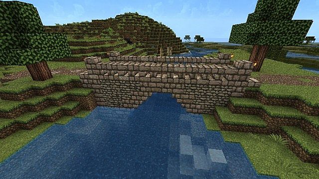 średniowieczny most /medieval bridge Minecraft Map