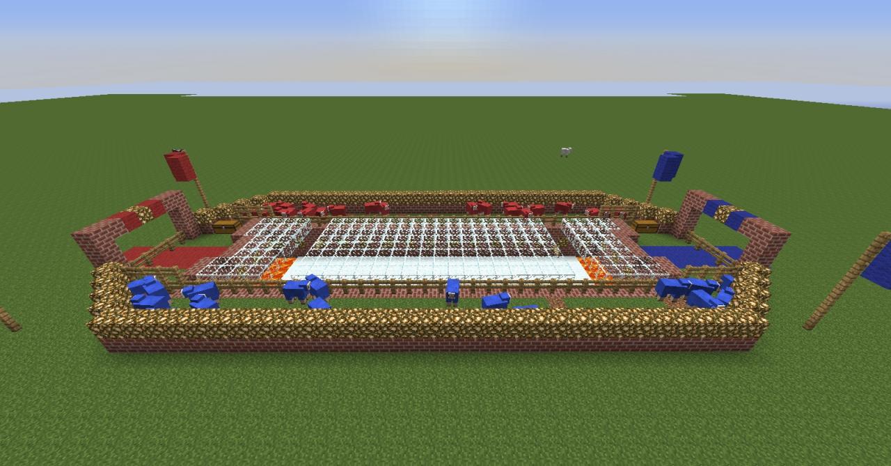 Snowball Fight Arena Minecraft Map