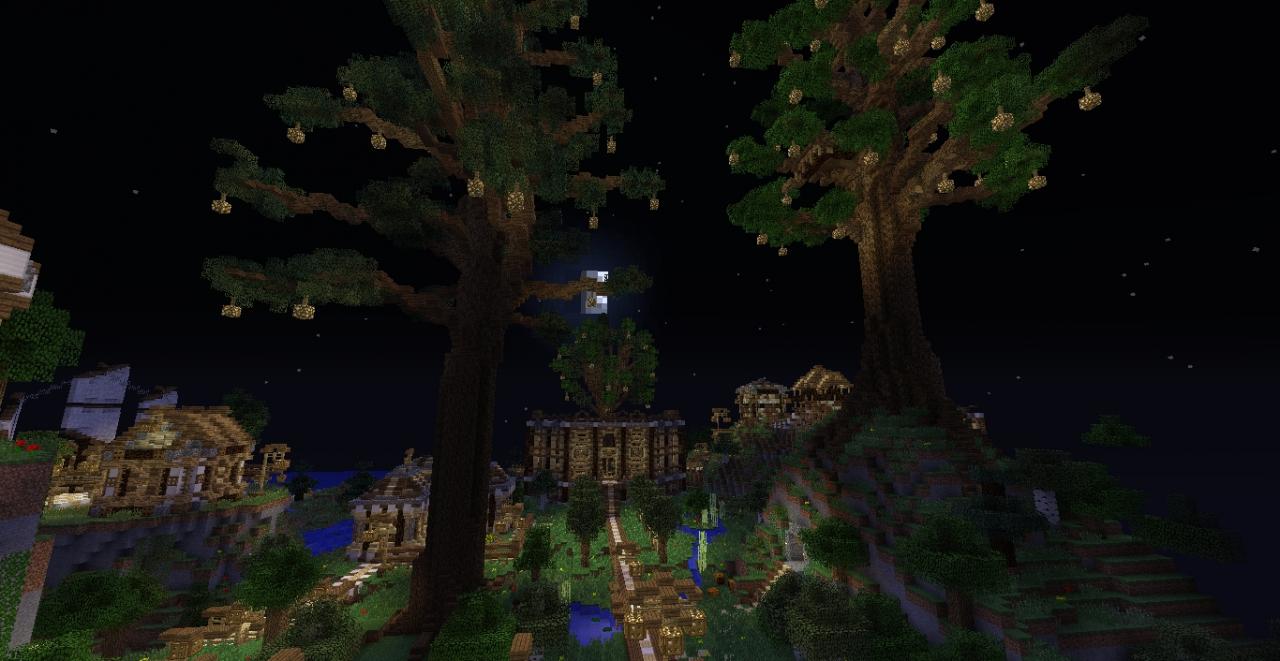 Elven Town - BeastsMC EliteArchitect Spawn Minecraft Map