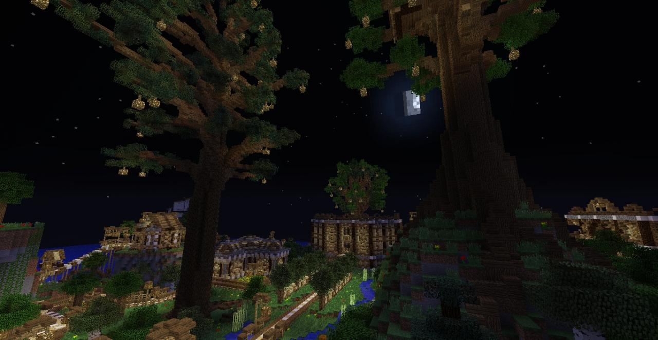 Elven Town - BeastsMC EliteArchitect Spawn Minecraft Map