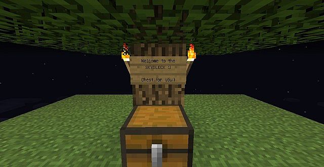 Sky Block Minecraft Map