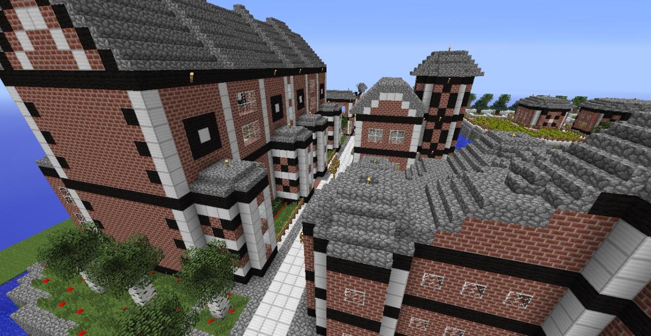 Brick Town - BeastsMC Architect World Minecraft Map