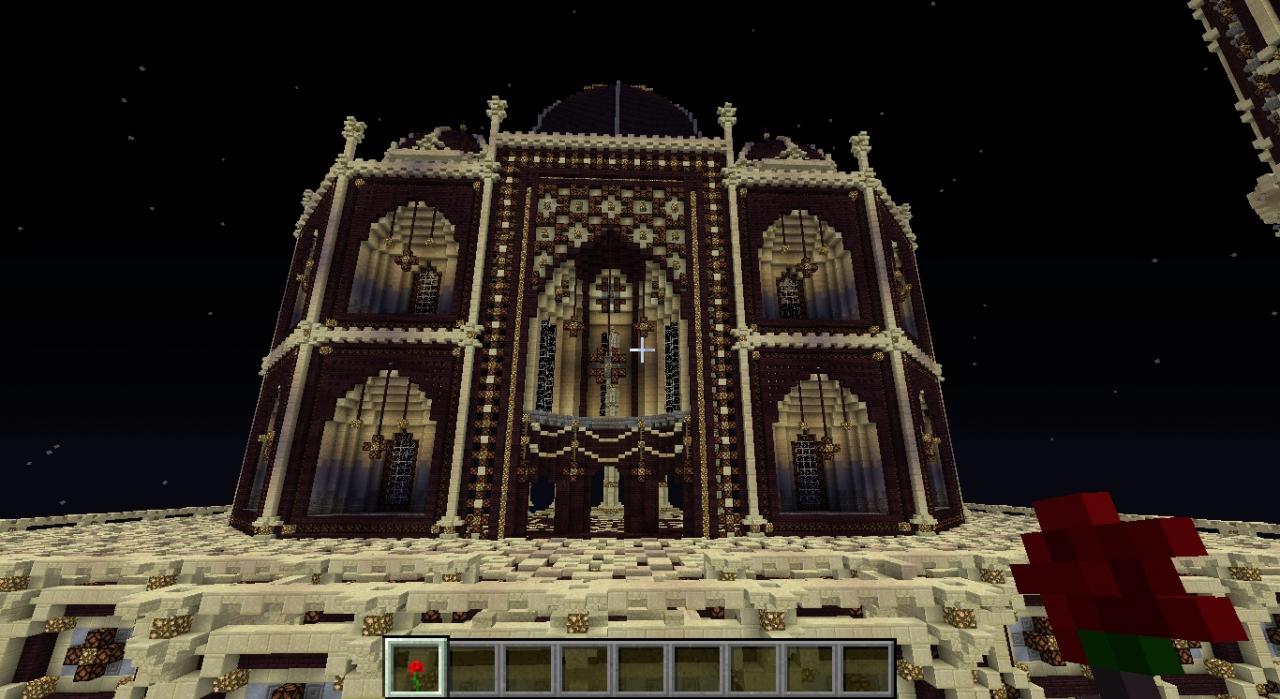 Sand Taj Mahal Castle Minecraft Map