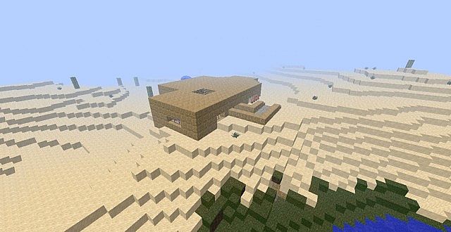 Modern Desert House Minecraft Map