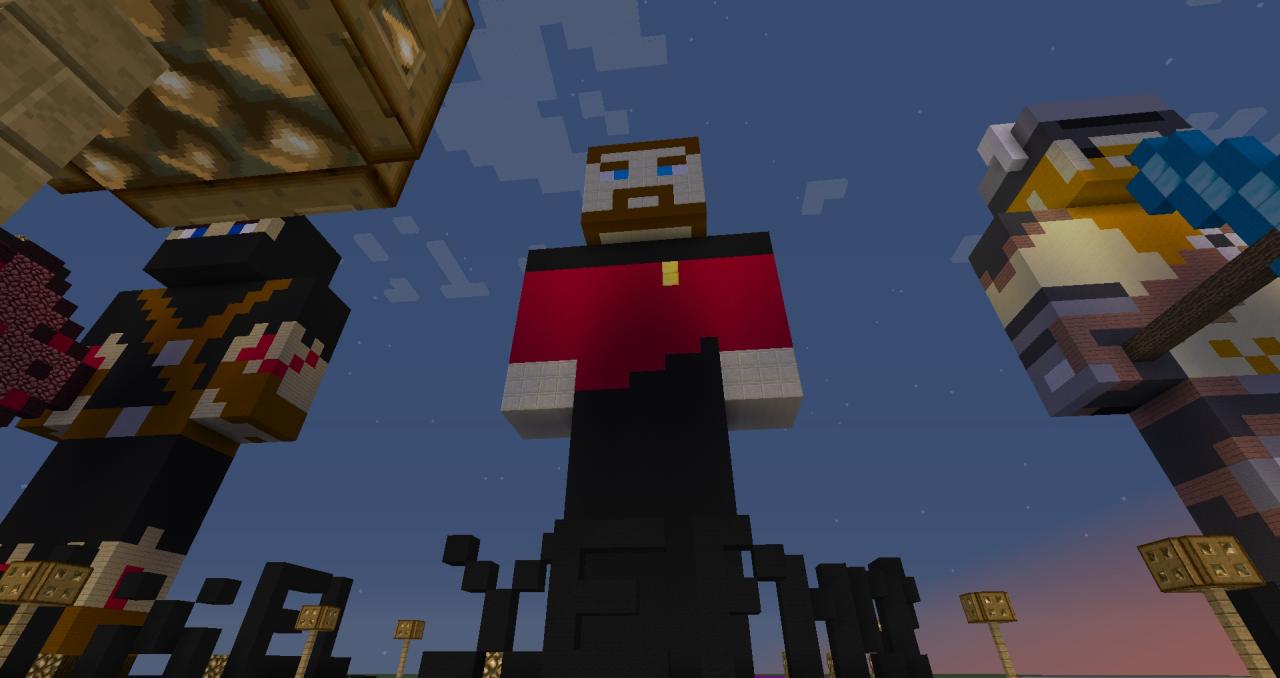 Famous Youtubers World of Fame Minecraft Map