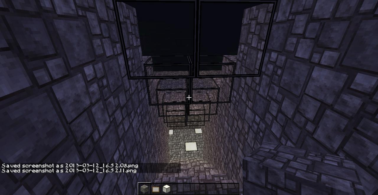 Modern cobblestone house [ 2 FLOORS ] [ Built by hand ] Minecraft Map