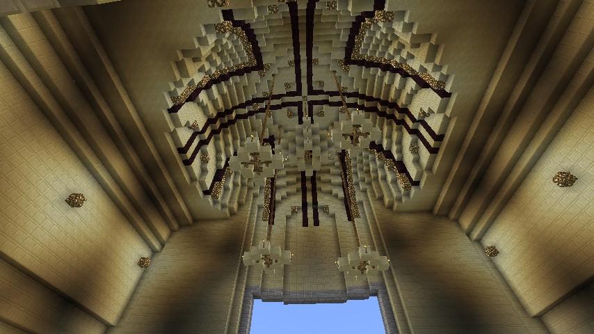 Cathedral in progress Minecraft Map