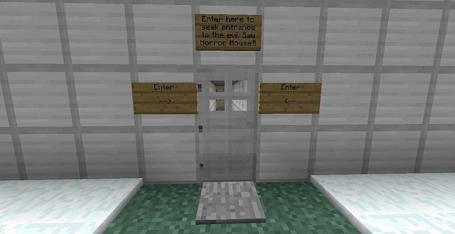 Saw Horror House - Moving Walls Minecraft Map
