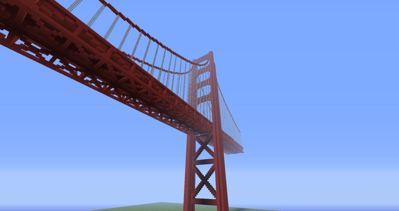 The Golden Gate Bridge Minecraft Map