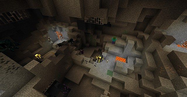 V.1.2.2. Underground Mob Arena Survival Minecraft Map