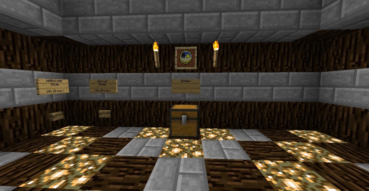 V.1.2.2. Underground Mob Arena Survival Minecraft Map