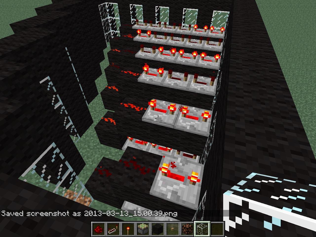 Vertical Clock Minecraft Map