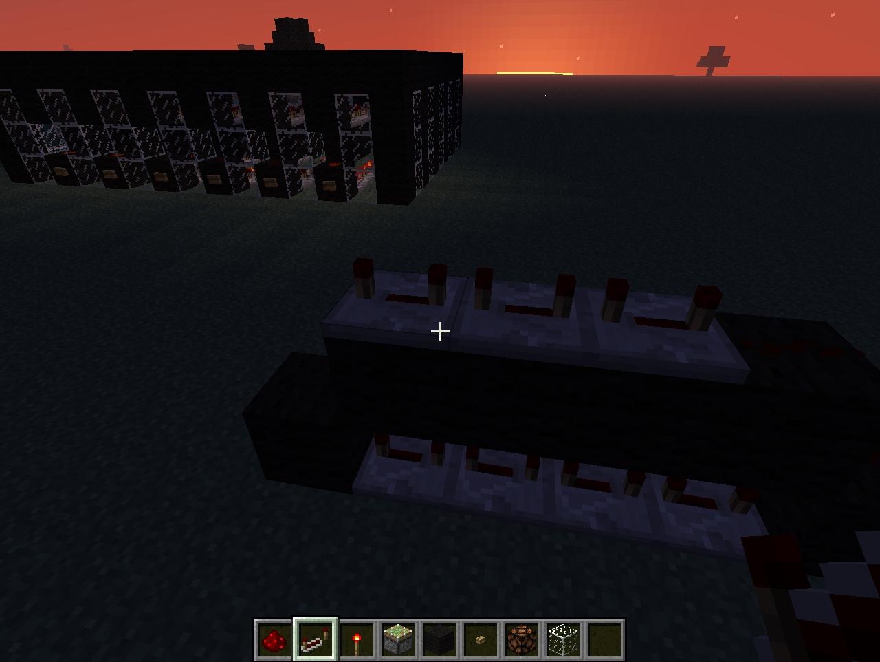 Vertical Clock Minecraft Map