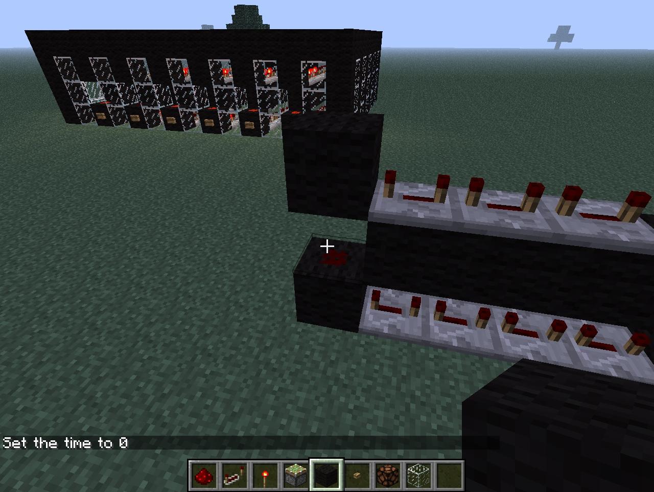 Vertical Clock Minecraft Map