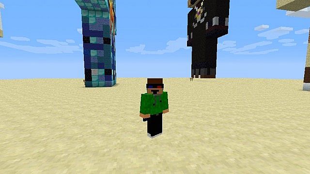 MCedit statues filters. Minecraft Map