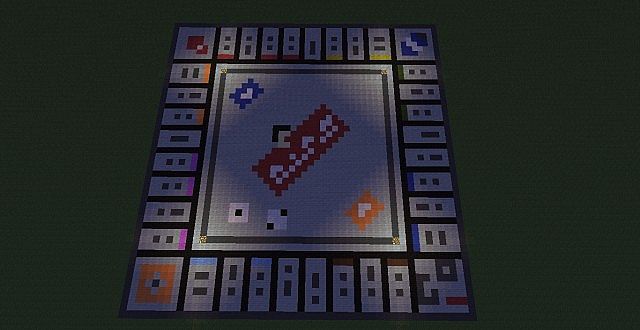Monoploy Board Minecraft Map