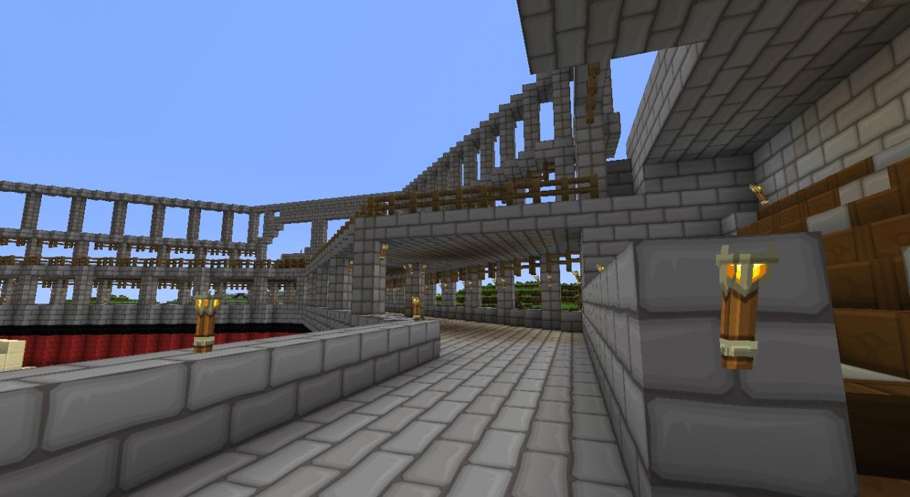Replica of Roman Colosseum Minecraft Map