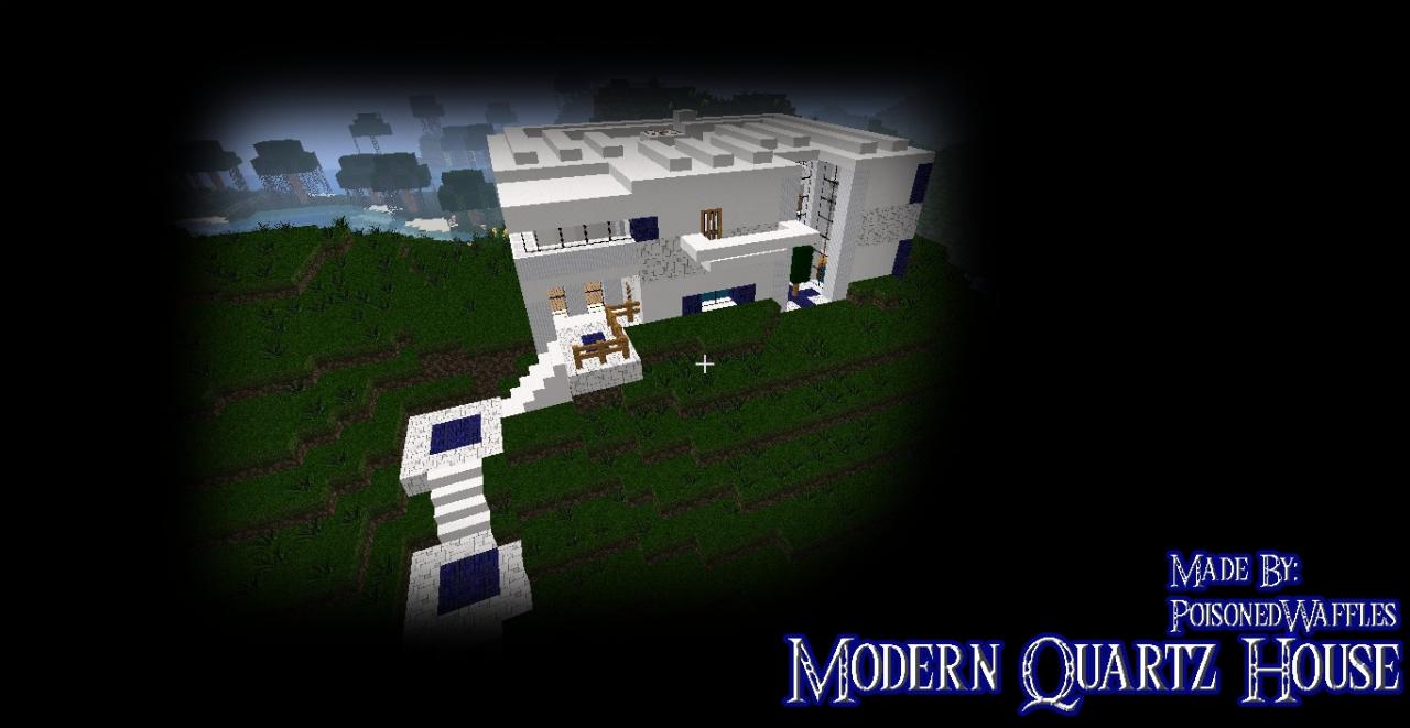"Modern" Quartz House Minecraft Map