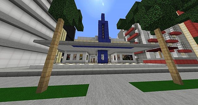 CineX Modern Small Movie Theater Minecraft Map