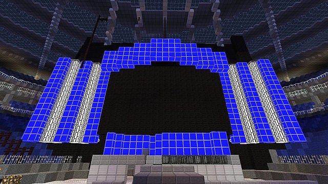 WWE Arena (tekkit) blue(Smackdown) Minecraft Map