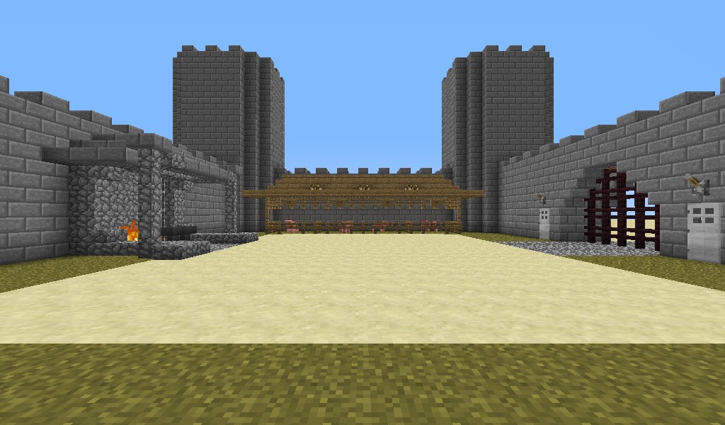 castle with kingdom Minecraft Map