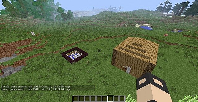 Mining hut Minecraft Map