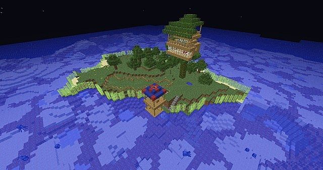 Tiny island survival! Minecraft Map