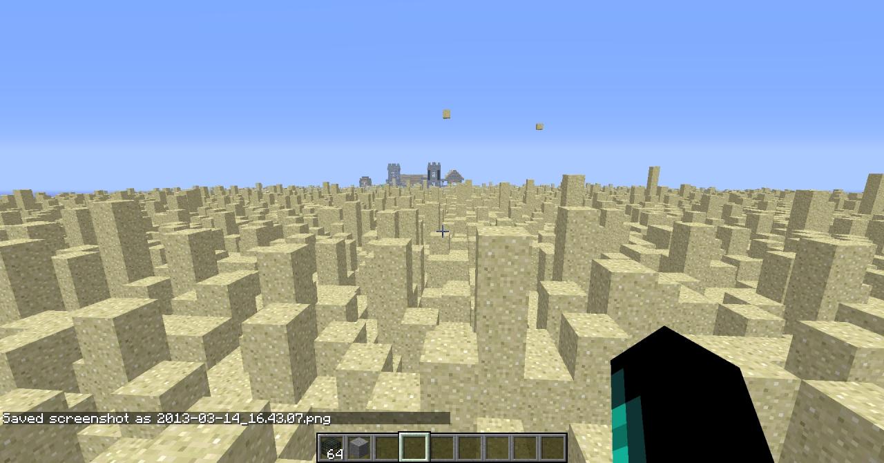TIMELAPSE - Wide Area Sand Spawner Minecraft Map