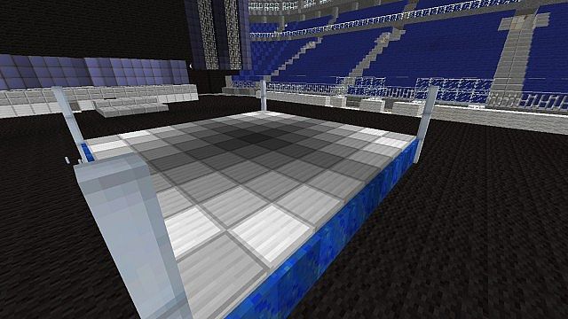 WWE Arena (tekkit) blue(Smackdown) Minecraft Map
