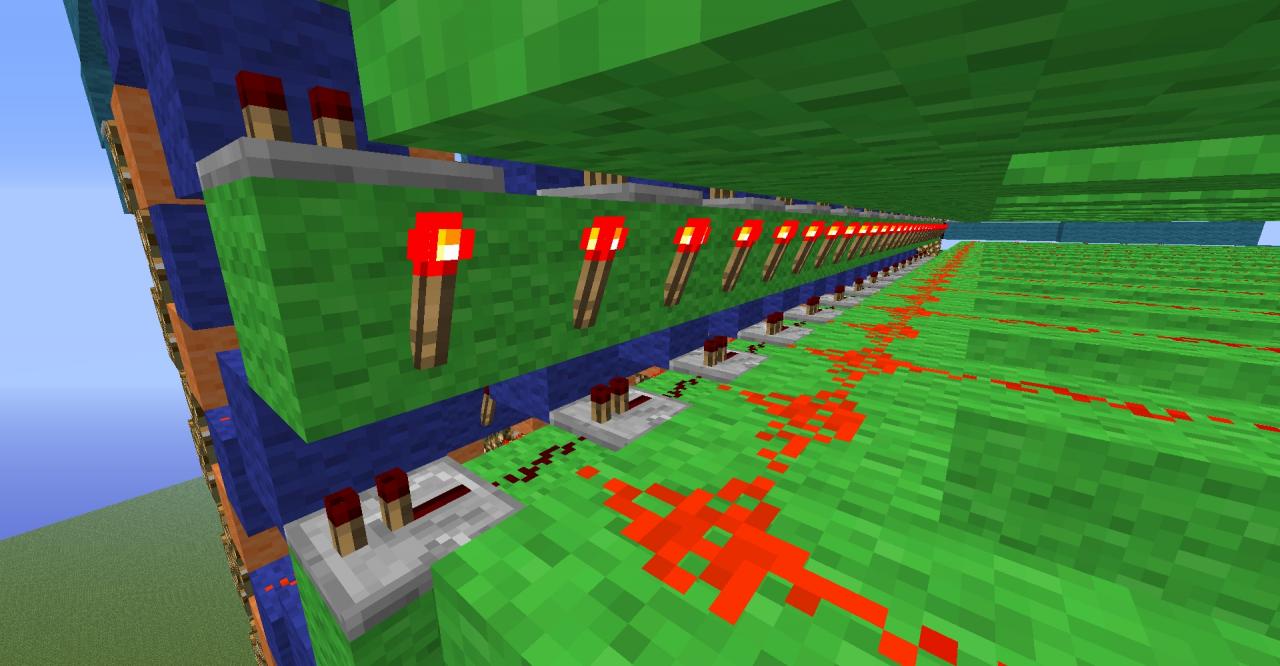 Paint in Minecraft - 2x2 pixels - infinite stackable. (using signal ...