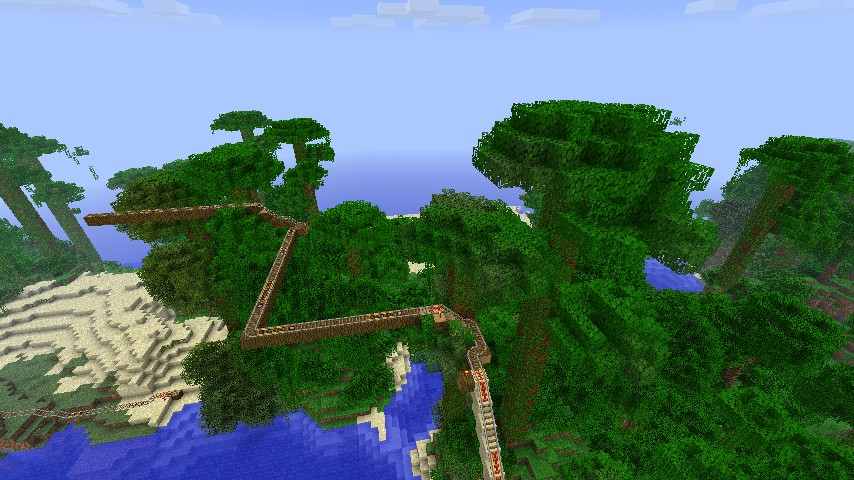 NTR (Nature Tour Rollecoaster) Minecraft Map
